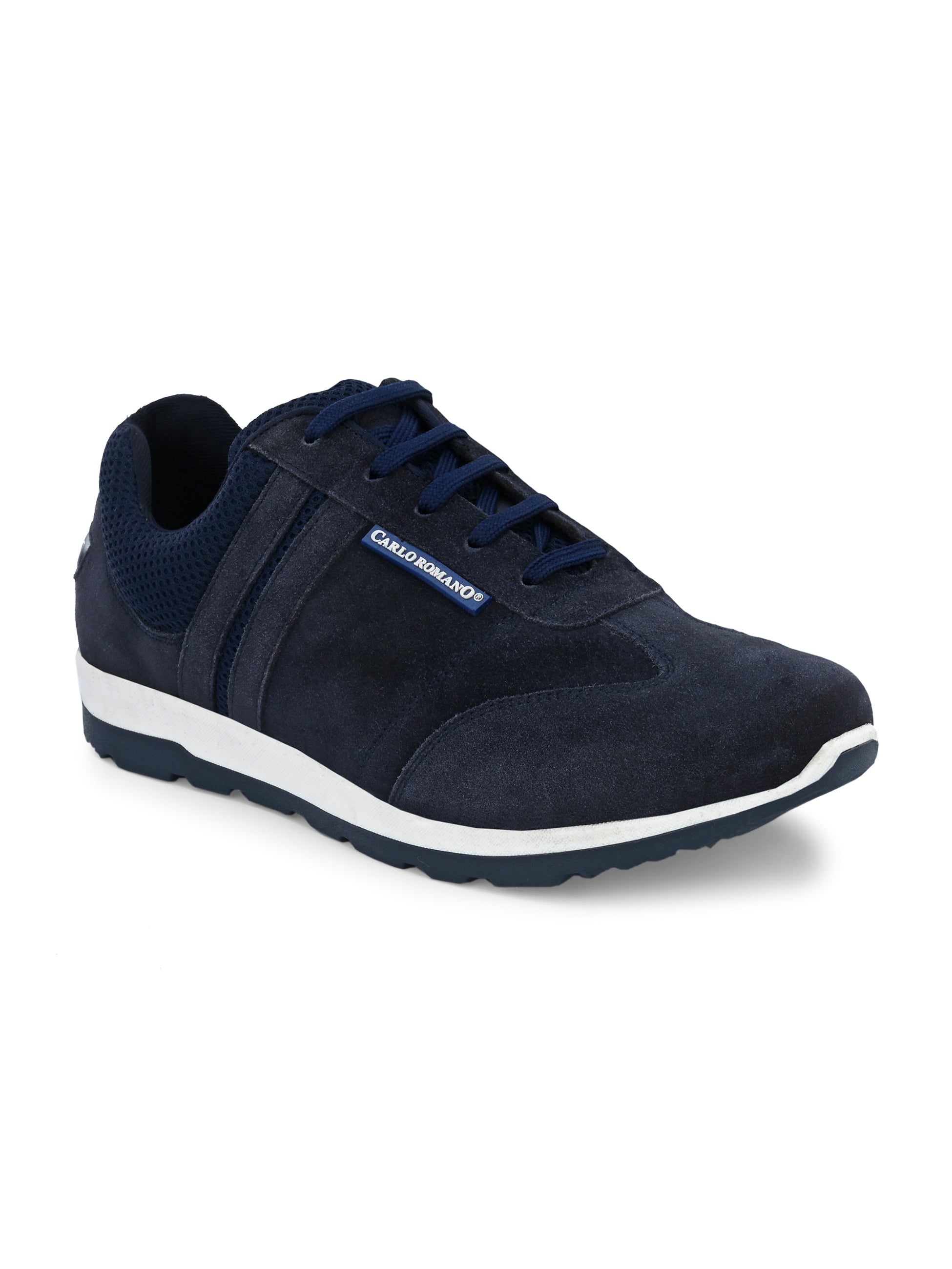 Men's Genuine Sude Leather Lace up Casual Sneaker Shoe / Carlo Goose C ...